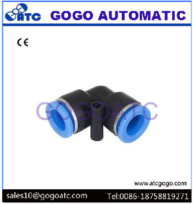 China L Type Air Elbow Pneumatic Stainless Hose Fitting 8mm Right Angle Pipe Joint supplier