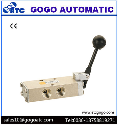 China Manual Air Control Valve Automatic Reset 1/4 Port Size SNS Type 0.15 - 0.9mpa Working Pressure supplier