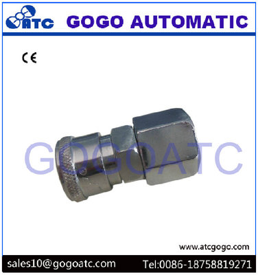 China Female Quick Coupling Fittings With Zinc Alloy Material 1/4" PT thread Size supplier
