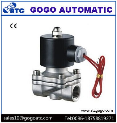 110V AC Brass Air Gas Water Solenoid Valve Direct Drive Type G1/8" - G2" Port Size supplier