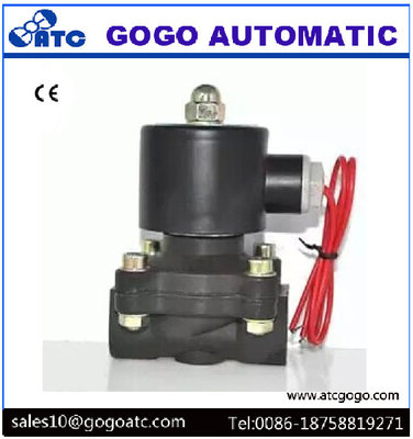 110V AC Brass Air Gas Water Solenoid Valve Direct Drive Type G1/8" - G2" Port Size supplier