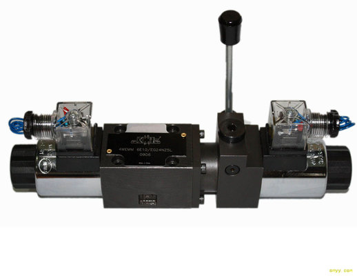 Solenoid Operated Hydraulic Directional Valves With Emergency Manual Control Valve supplier