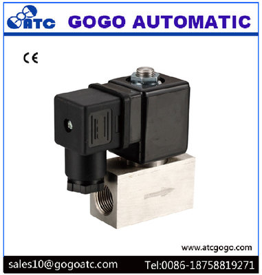 200 Bar High Pressure Solenoid Valve , Stainless Steel Solenoid Valves Air / Water supplier