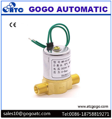 NC Brass BSP 1/8 Small Water Solenoid Valve for Gasoline / Diesel Fuel Oil supplier