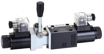 Solenoid Operated Hydraulic Directional Valves With Emergency Control Lever supplier