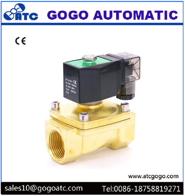 Normally Close / Open Water Solenoid Valve With Stainless Steel / Brass Body Material supplier