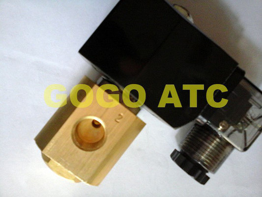 Universal Direct Acting Brass 3 Way Water Solenoid Valve 3 Port 2 Position supplier
