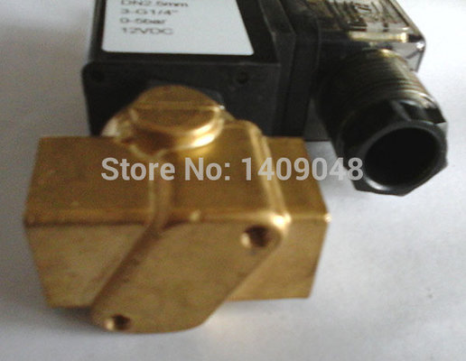 Brass Small Gas / Water Solenoid Valve 3 way 1/8" BSP 12V DC 1.5mm NBR Seals supplier
