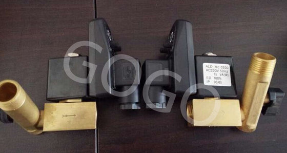 Auto 2 way 2 position solenoid valve With Timer , 24v Electric Solenoid Drain Valve supplier