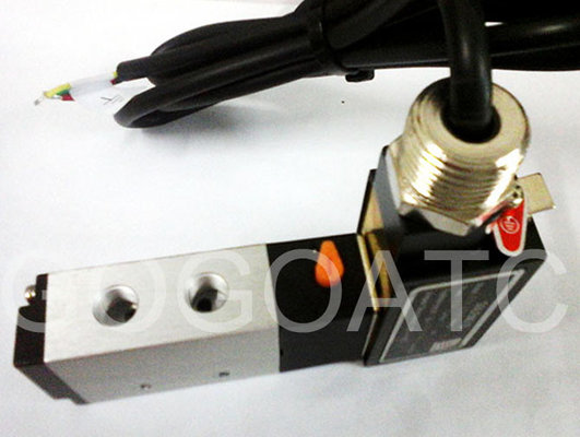 Solenoid Operated Pneumatic Valve , Explosion Proof 4 Way Solenoid Valve G1/4 supplier