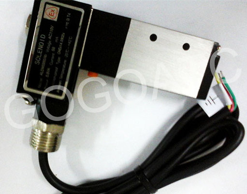 Solenoid Operated Pneumatic Valve , Explosion Proof 4 Way Solenoid Valve G1/4 supplier