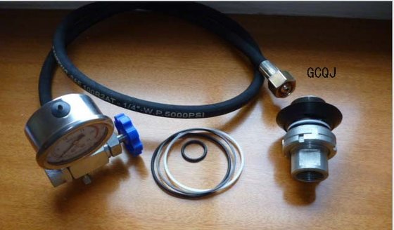 High Pressure Unloading Valve , High Pressure Gas Valves With Pressure Guage And Hose Necessaries supplier