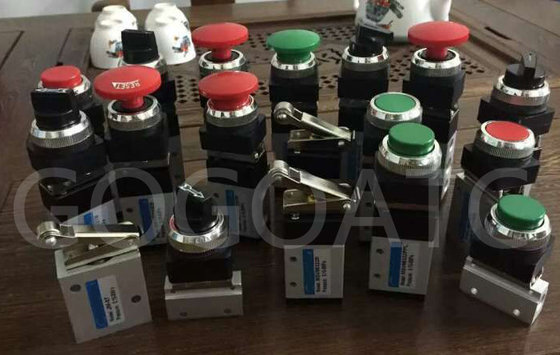 1/8" Port Manual Mechanical Control Valve With 40 Micron Filtered Air Working Medium supplier