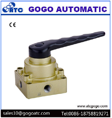 40 Micron Filtered Air Adjustment Valve Port 1/2" , Low Pressure Manual 4 Way Valve supplier