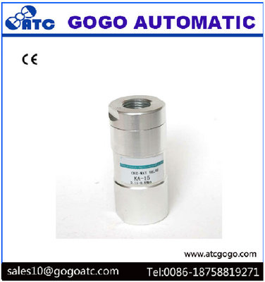 Air Control Pneumatic Non Return Valve One Way Throttle 1/4 Inch BSP Thread CE supplier