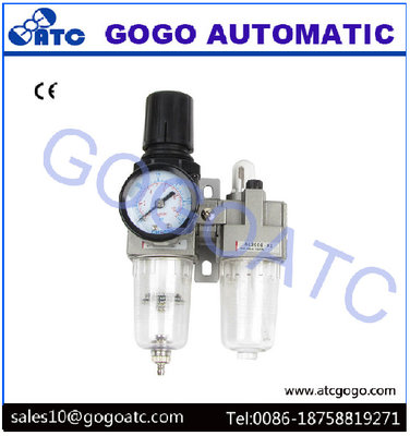 1/8 Inch Manual Drain SMC Air Regulator Filter Lubricator For Air Source Treatment supplier