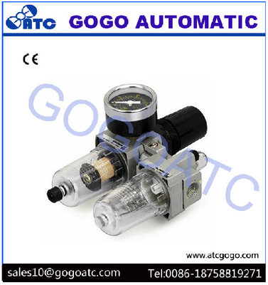 1/8 Inch Manual Drain SMC Air Regulator Filter Lubricator For Air Source Treatment supplier