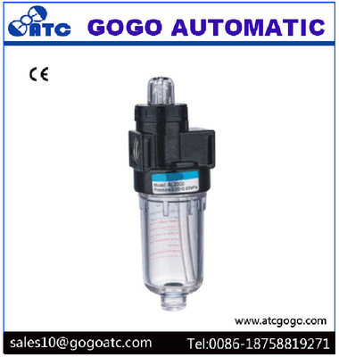 Pneumatic Air Lubricator For Removing Oil / Water From Compressed Air 1/8" - 1/2" Joint Pipe Bore supplier