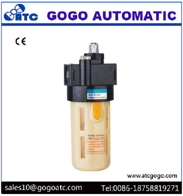 Pneumatic Air Lubricator For Removing Oil / Water From Compressed Air 1/8" - 1/2" Joint Pipe Bore supplier