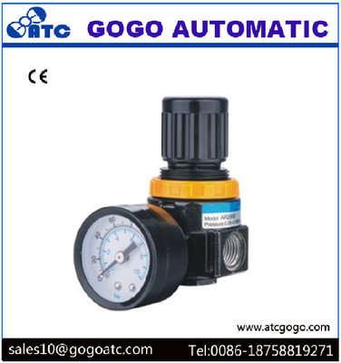 Pneumatic Air Source Treatment Unit Mini Air Pressure Regulator With Plastic Ar2000 Thread 1/4 Inch supplier