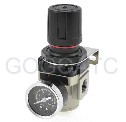 Mini Air Pressure Regulator , Pneumatic SMC Air Filter Regulator With Pressure Gauge supplier