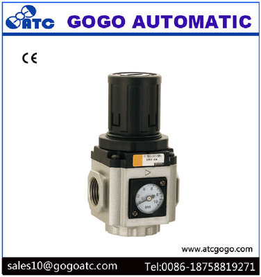 Mini Air Pressure Regulator , Pneumatic SMC Air Filter Regulator With Pressure Gauge supplier