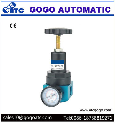 High Pressure Air Regulator With Pressure Gauge Inlet Port Thread 1/2 Inch BSP supplier