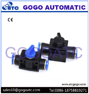 HVFF Pneumatic Hand Manual Valve Quick Connect Hose Fittings Air Pressure Switch for 8mm Hose supplier