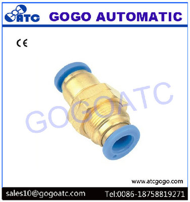Straight Pneumatic Quick Couplings For 4mm Pneumatic Pipe / Air Hose One Touch Joint supplier