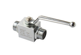 3 Way High Pressure Standard Hydraulic Ball Valve With Stainless Steel Material supplier