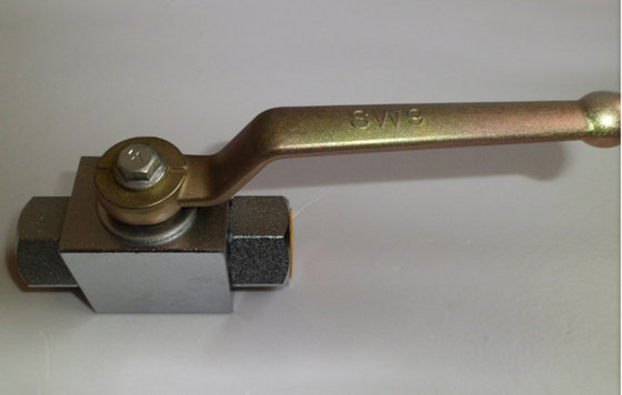 3 Way High Pressure Standard Hydraulic Ball Valve With Stainless Steel Material supplier