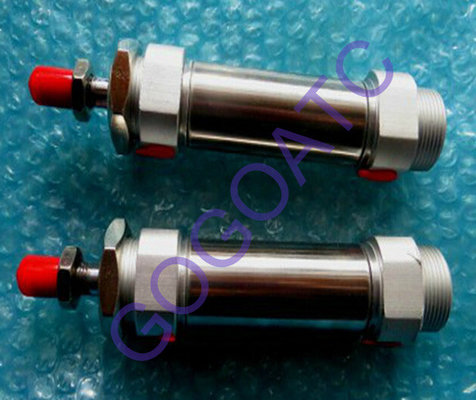 Small Stainless Steel Compact Air Cylinders Double / Single Action 16mm Bore 40mm Stroke CE supplier