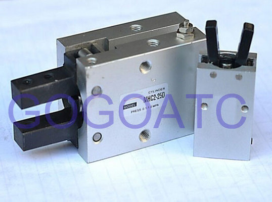 Pneumatic Double Acting Compact Air Cylinders Gripper Smc  Angular Style Aluminium Clamps Mhc2-10d supplier