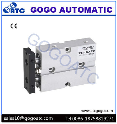 10 mm Bore 30 mm Stroke Compact Air Cylinders For Filling Machine Parts Dual Rod Cylinders supplier