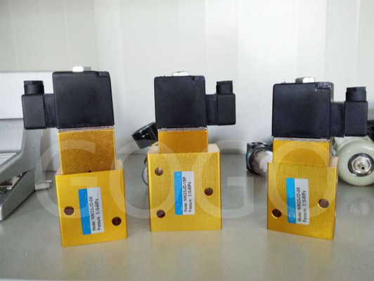 Industrial 3 Way Air Compressor High Pressure Solenoid Air Valve 1/4 1/2 Pipe Size supplier