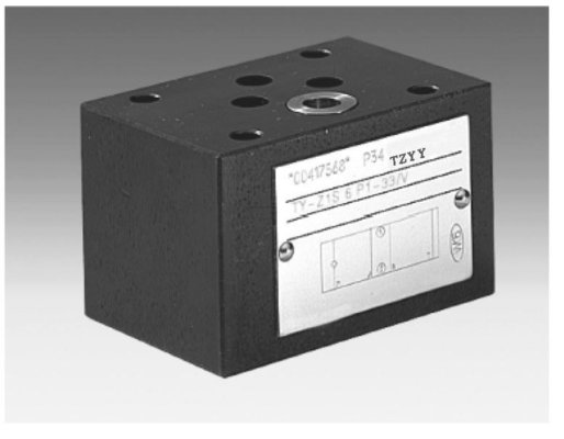 Z1S  High Efficiency Casting electronic Modular Check Valve , Hydraulic Stacked One way Valve supplier
