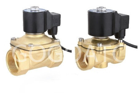 Brass / Stainless Steel / Plastic Water Solenoid Valve Direct Acting Waterproof Lead Type supplier