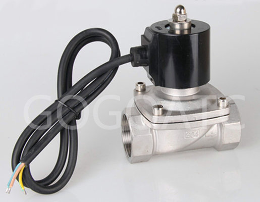 Brass / Stainless Steel / Plastic Water Solenoid Valve Direct Acting Waterproof Lead Type supplier