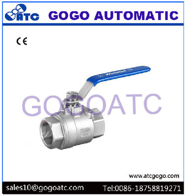 DN25 Female thread 1 inch BSP SS304 Electric Ball Valve 2 way Control -20 - 180 Deg Working Temp supplier