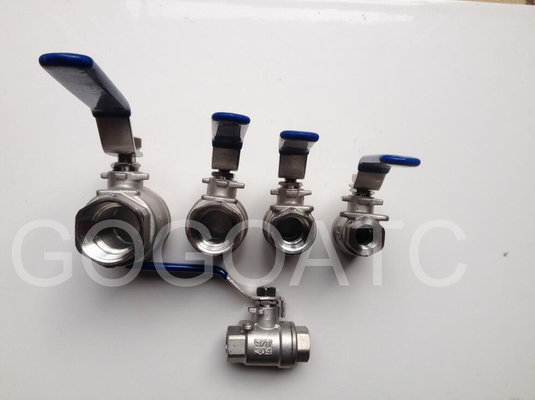DN25 Female thread 1 inch BSP SS304 Electric Ball Valve 2 way Control -20 - 180 Deg Working Temp supplier