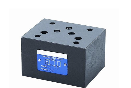 Superposition Sandwich Modular Controls Solenoid Valve , Stainless Steel Hydraulic Valves supplier