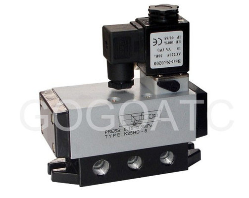 Change Way 5/2 Pneumatic Solenoid Directional Control Valve Electricity Control supplier