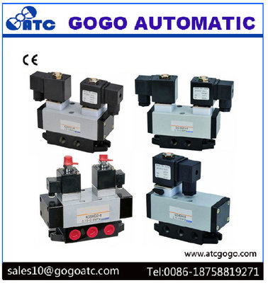 Change Way 5/2 Pneumatic Solenoid Directional Control Valve Electricity Control supplier