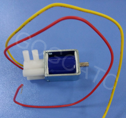 2mm Port 3 Way Miniature Solenoid Air Valve Lead Wring Type DC 6V 12V 24V Rated Voltage supplier