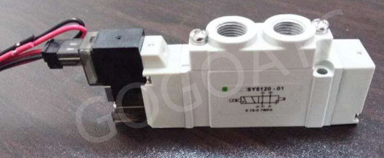 High Frequency Solenoid Valve , Inner Guide Type Pneumatic Micro Valve 5 Way 1/8 supplier