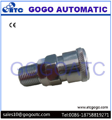 Pneumatic Air Compressor Socket Connector 1/4 inch Quick Coupler Plug hose fitting supplier