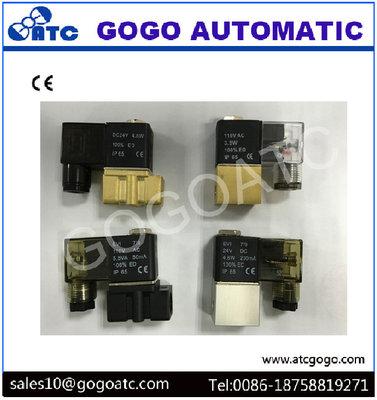 2 Way Pneumatic Solenoid Valve 1/4" Port With Normally Closed Wire Lead Type Electric Control supplier