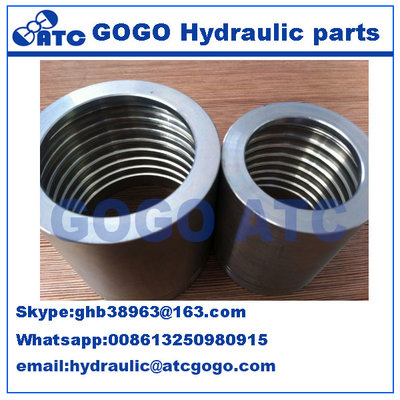 Fully stocked hydraulic Quick Connect Hose Fittings ferrules 100 R2AT/DIN 20022 2SN supplier