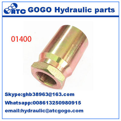 CNC Swage Quick Connect Hose Fittings with Zinc Plated Carbon Steel supplier
