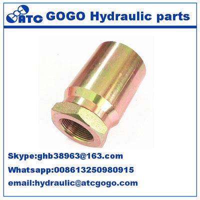 CNC Swage Quick Connect Hose Fittings with Zinc Plated Carbon Steel supplier